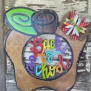 Back to School Door Hanger - School Door Hanger - Classroom Door Decor ...