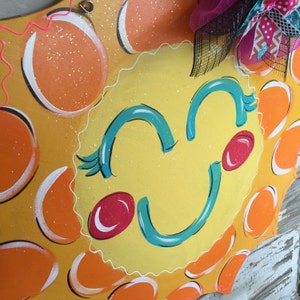 Sunshine Door Hanger - Summer Door Decor - Spring Door Hanger - Summer ...