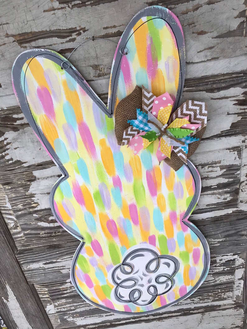 SALE Easter Door Hanger Personalized Door Hanger Easter - Etsy