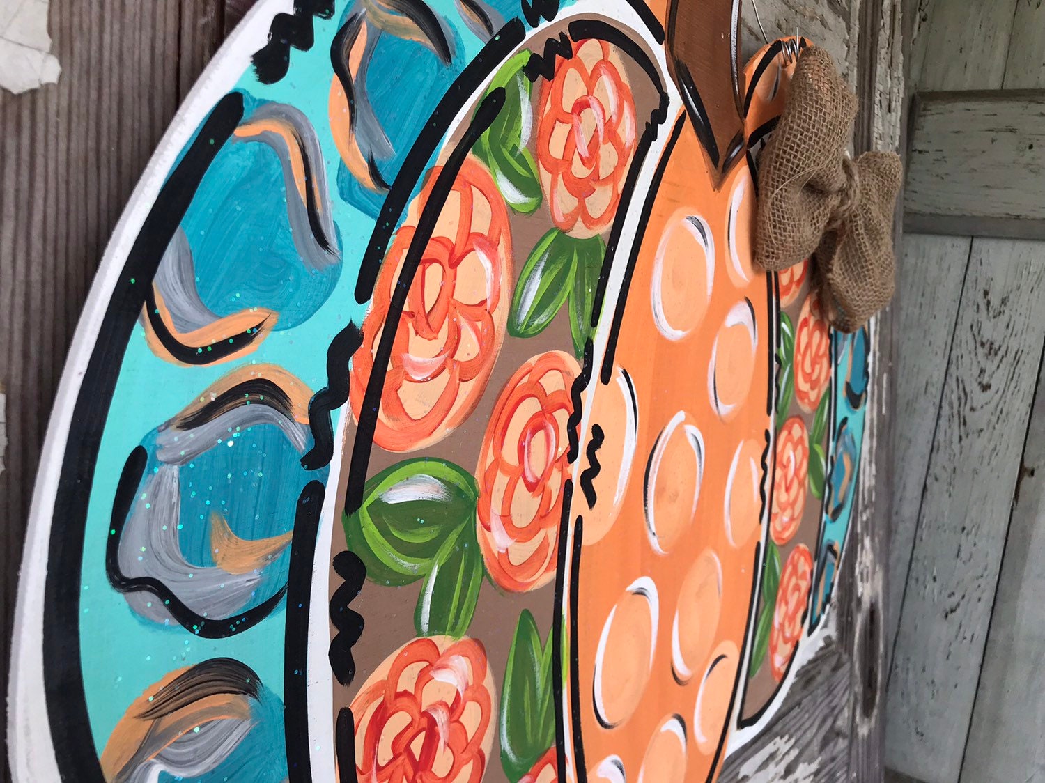 Fall Door Hanger - Pumpkin Door Hanger - Personalized Door Hanger ...