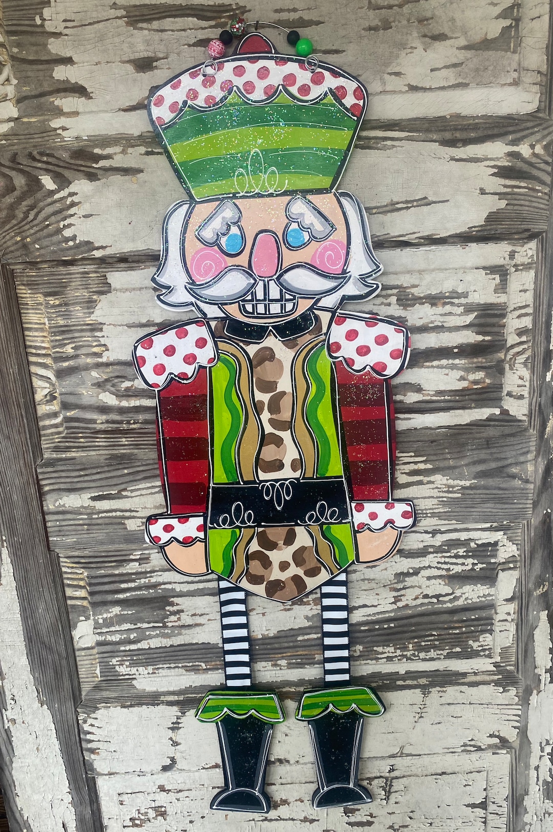 Nutcracker Door Hanger - Christmas Door Hanger - Holiday Door Decor ...