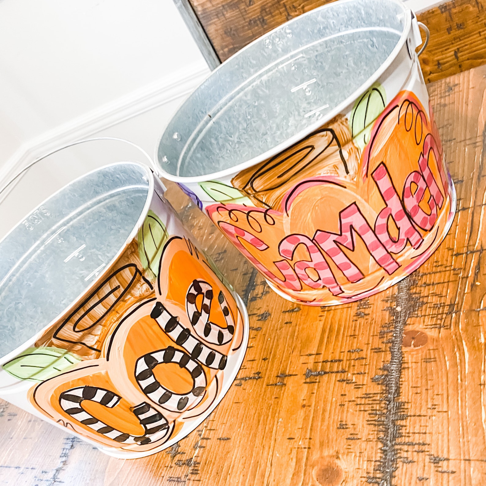 Personalized Halloween Bucket - Personalized Trick or Treat Bag - Candy ...