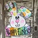 TEMPLATE - Easter Template Door Hanger Template - DIY Door Hanger ...