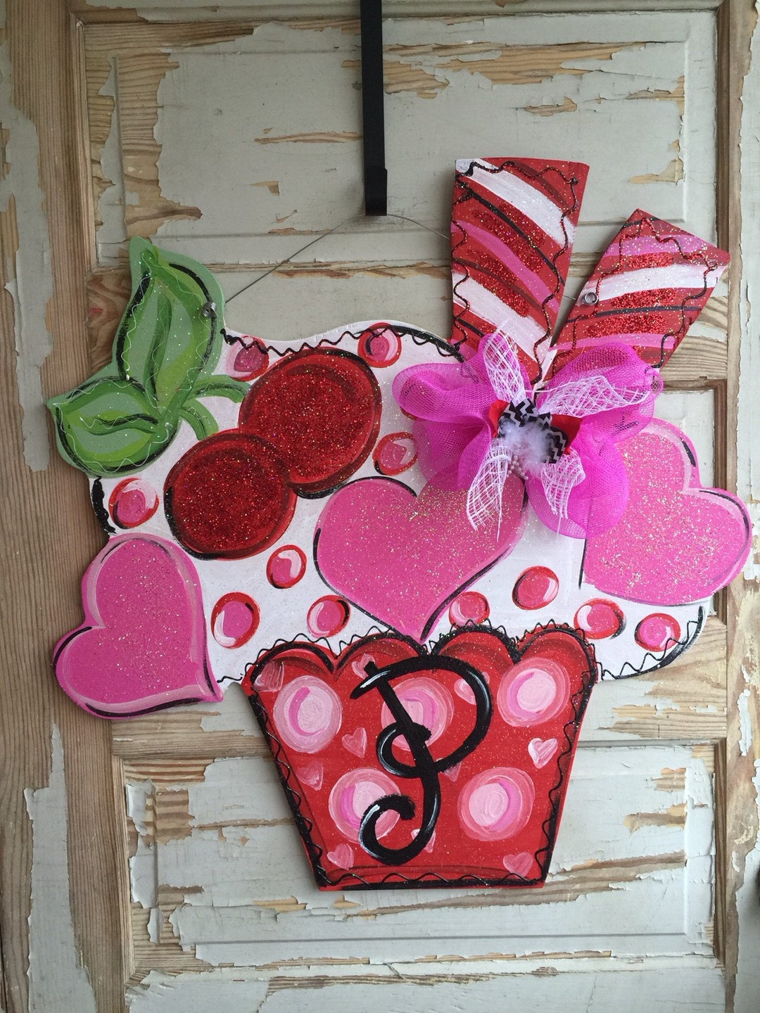 Valentine's Day Door Hanger - Personalized Door Hanger - Valentine ...