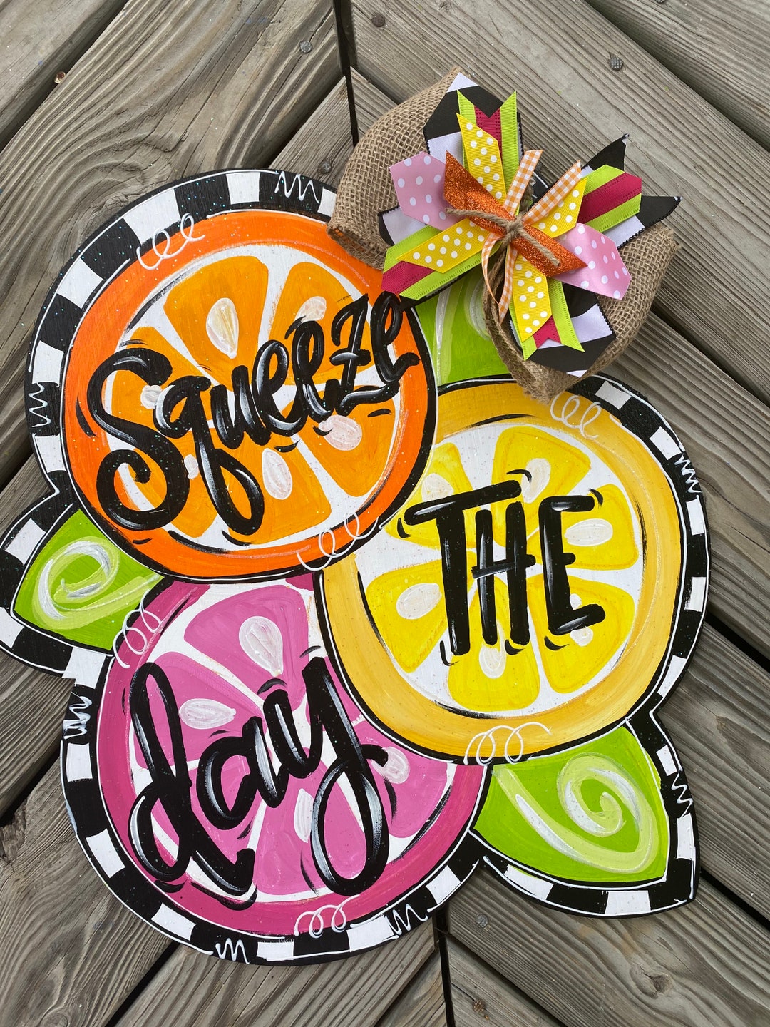 Spring Door Hanger - Summer Door Hanger - Spring Decor - Spring Door ...