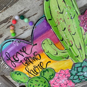 Spring Door Hanger - Summer Door Hanger - Spring Decor - Spring Door ...