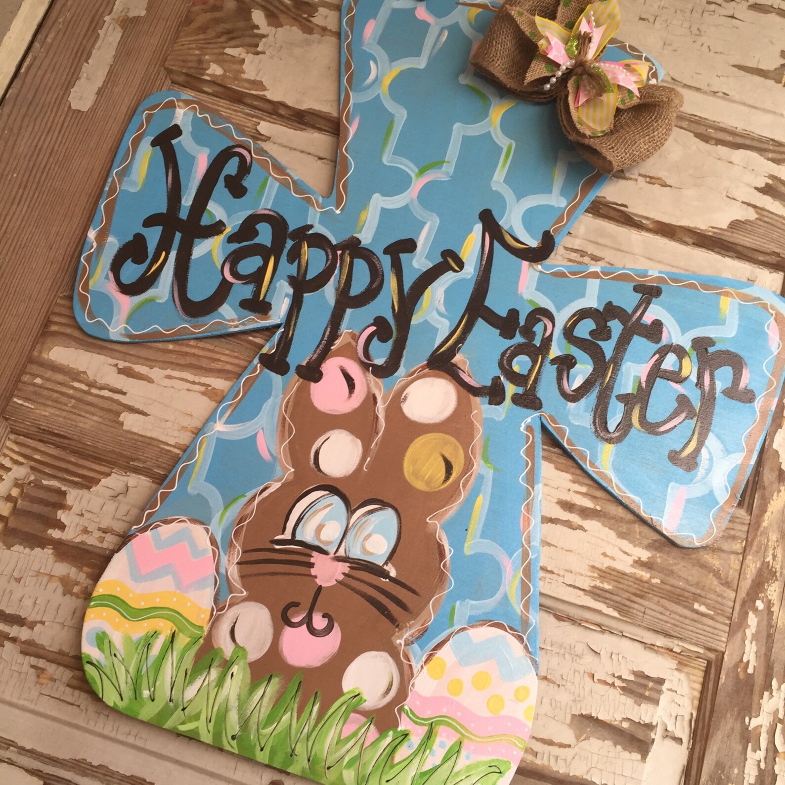 Easter Door Hanger - Spring Door Hanger - Easter Decorations - Easter ...