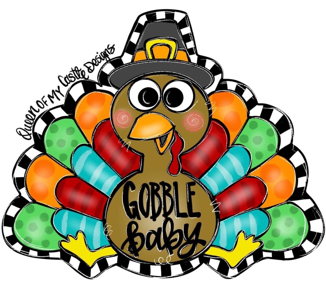 TEMPLATE - Turkey Template - Door Hanger Template - DIY Door Hanger ...