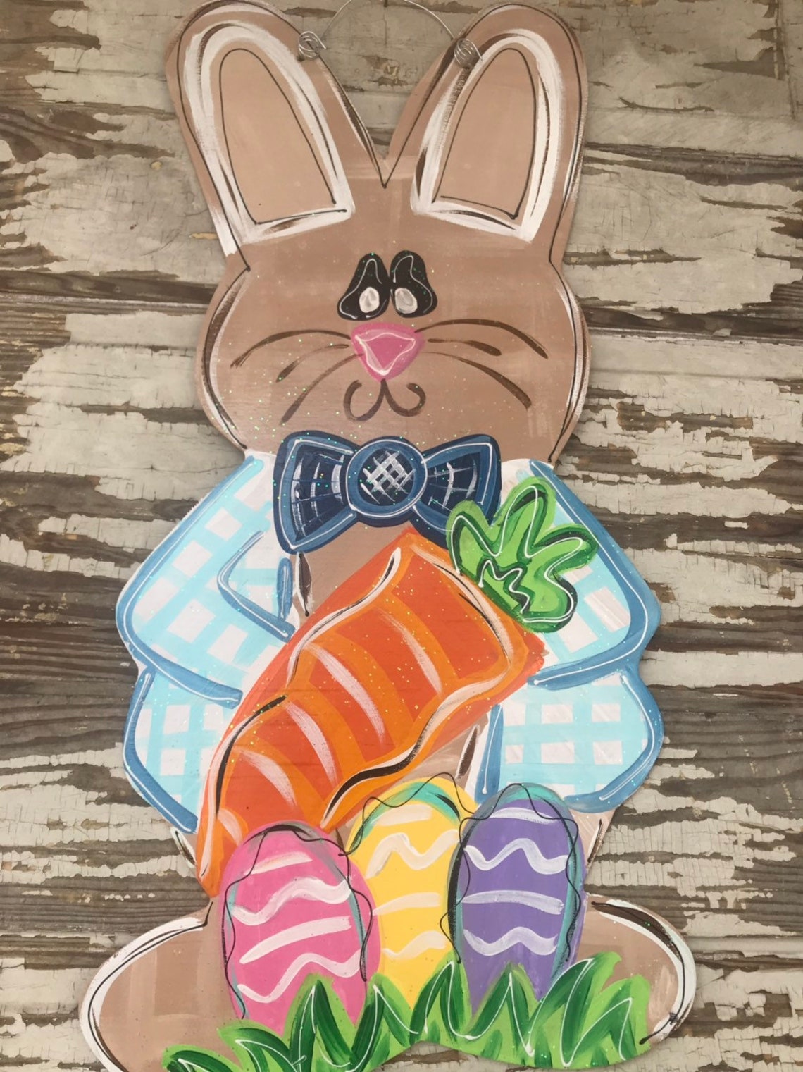 Easter Door Hanger Personalized Door Hanger Easter Decor - Etsy