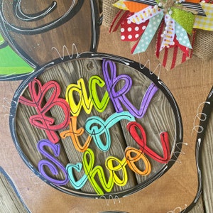 Back to School Door Hanger - School Door Hanger - Classroom Door Decor ...