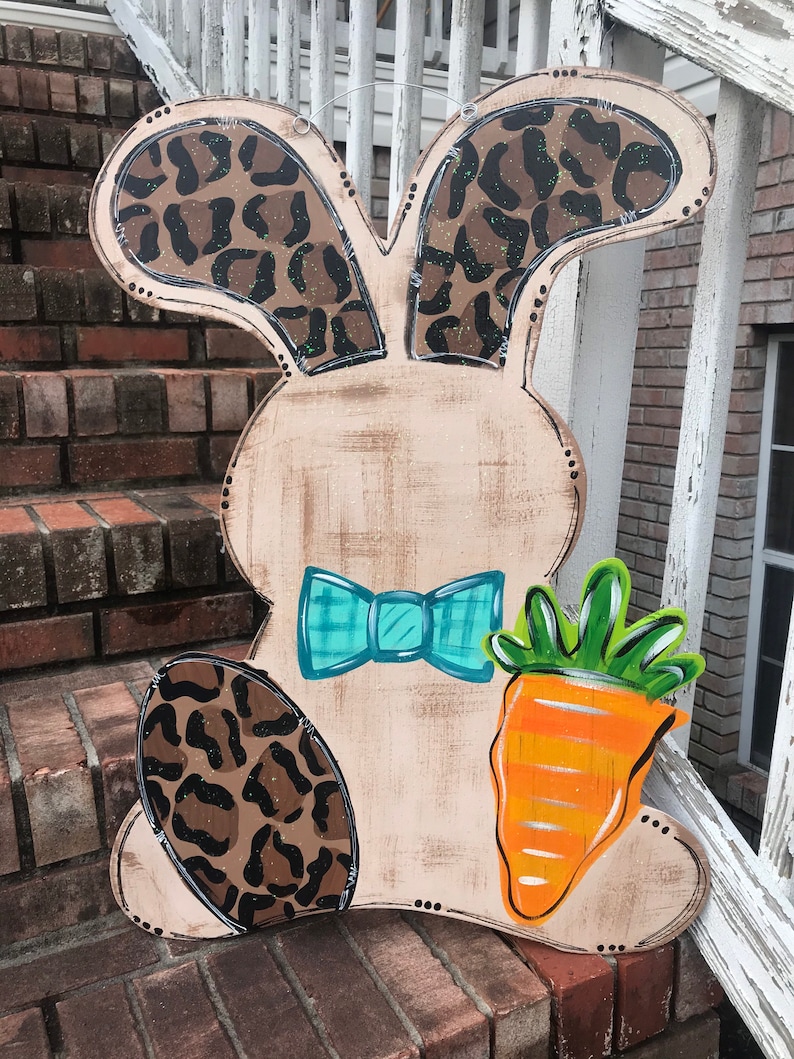Easter Door Hanger - Personalized Door Hanger - Easter Decor - Easter ...