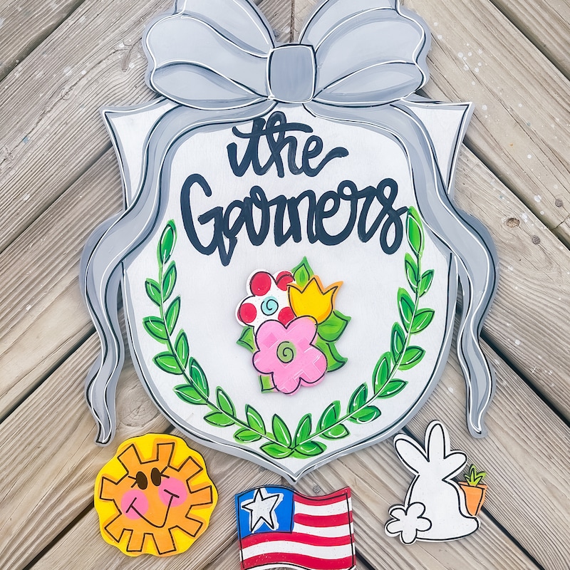 Blue Fall Door Signs - Etsy