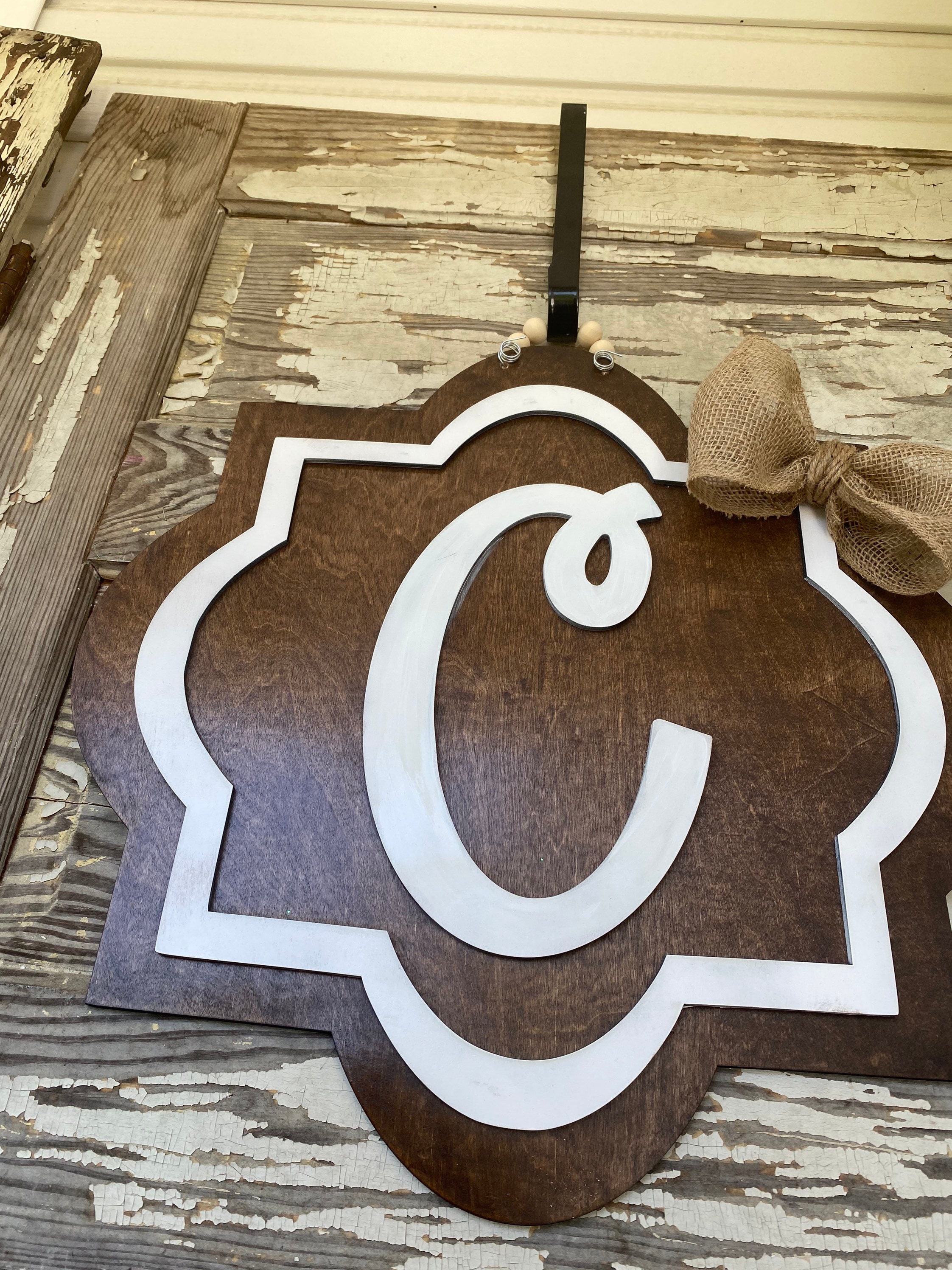 Personalized Door Hanger Farmhouse Door Hanger Year round | Etsy