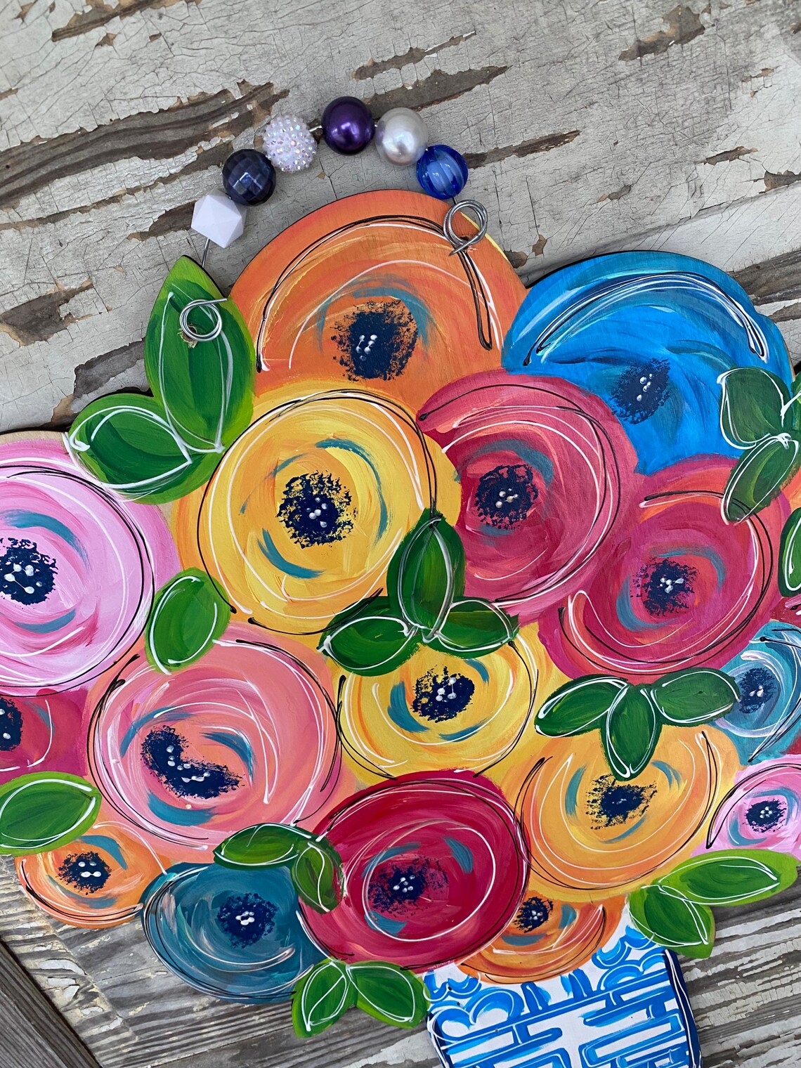 Spring Door Hanger Summer Door Hanger Spring Decor - Etsy