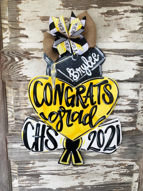 Graduation Door Hanger Graduation Gift Personalized | Etsy