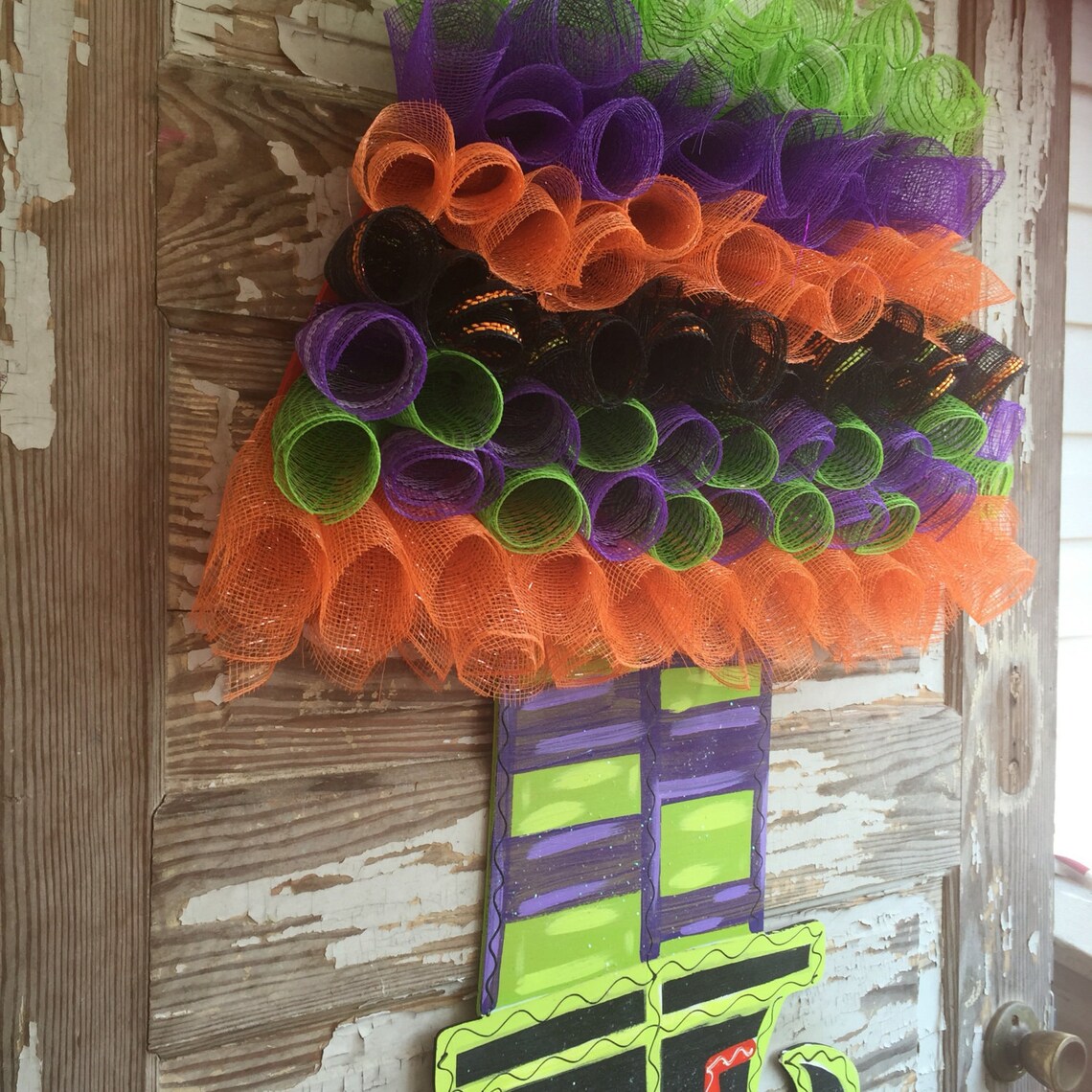 Halloween Door Hanger Fall Door Hanger Witch Door Hanger | Etsy