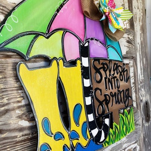 Spring Door Hanger - Summer Door Hanger - Spring Decor - Spring Door ...