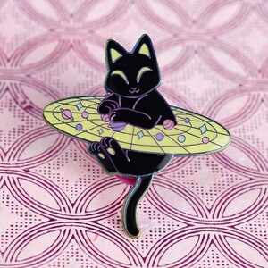 Space Cat Enamel Pin - Etsy