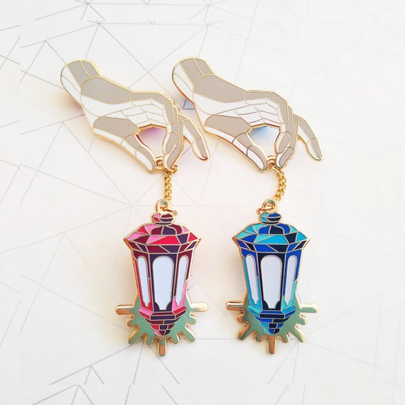 Vintage Art Pin A Light in the Dark Hard Enamel Pin - Etsy