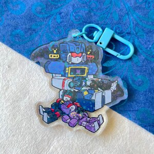 Soundwave & Cassetticons Transformers Keychain - Etsy