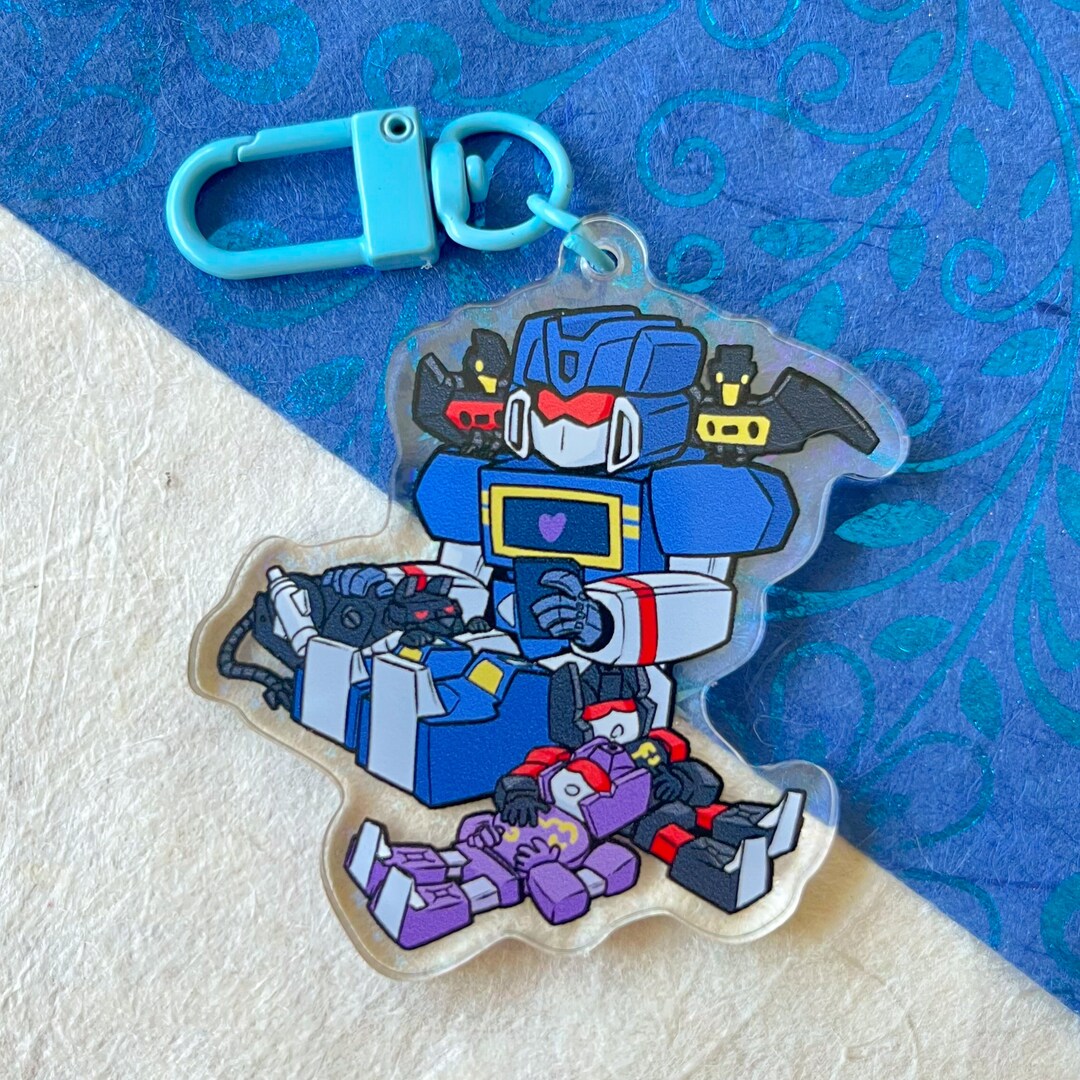 Soundwave & Cassetticons Transformers Keychain - Etsy