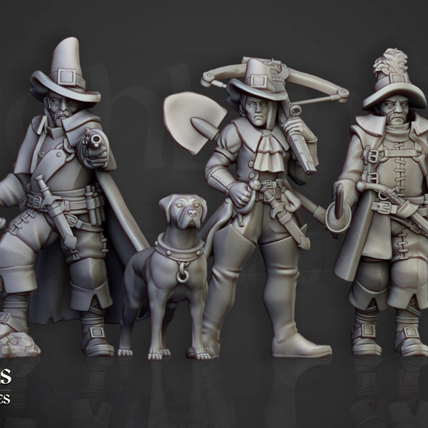 Witch Hunter Miniature - Etsy