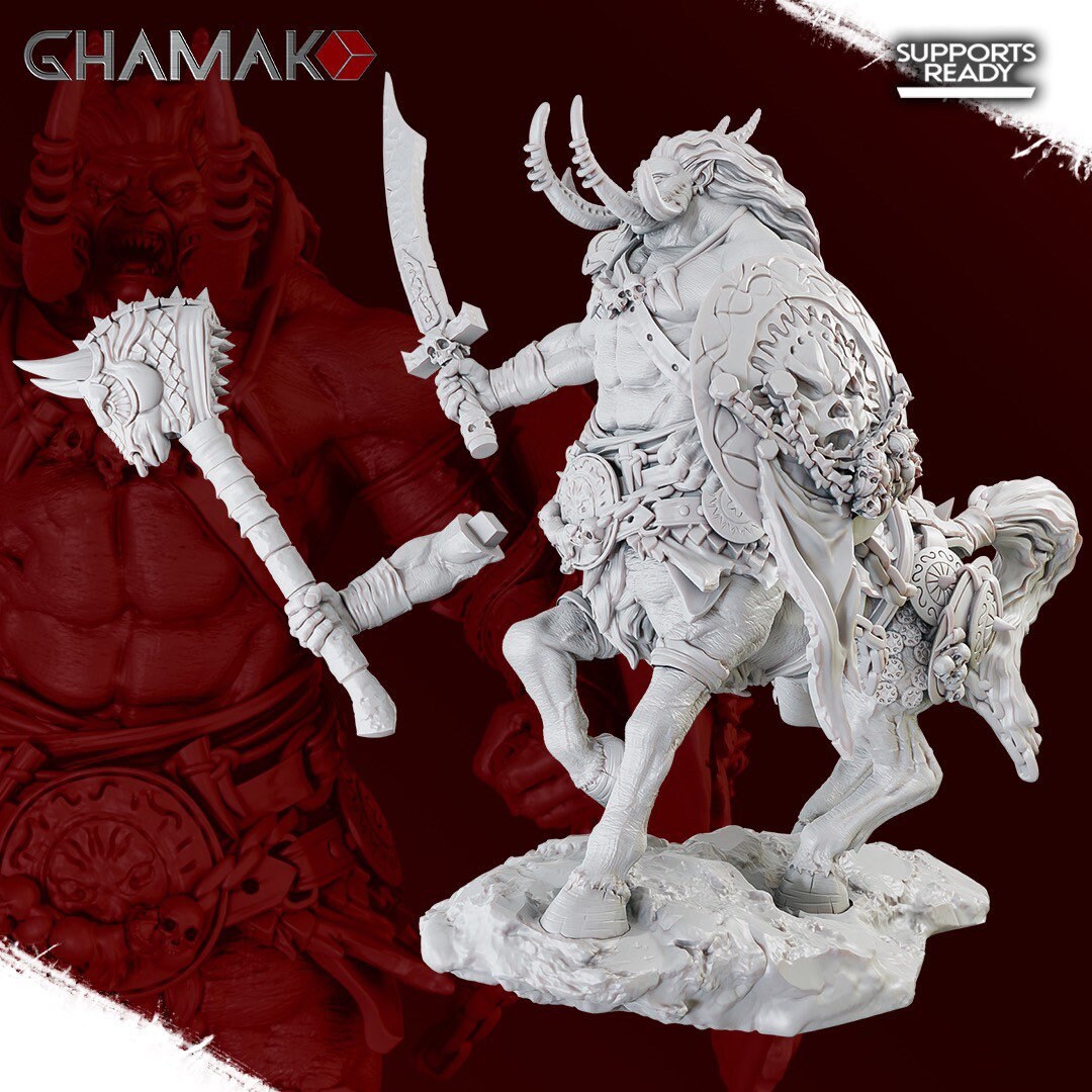 Beasts of Doom Doom Centaur Ghamak 3D Printed 32 Mm Scale 190 MM - Etsy ...