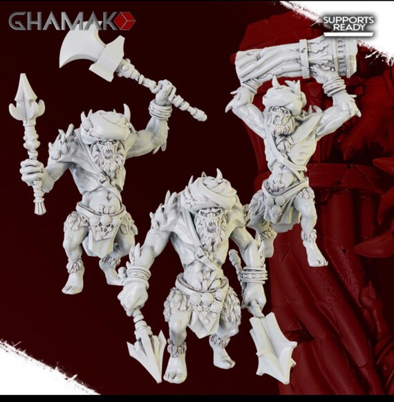 Persian Ogre Yeti 3 Ghamak 3D Printed 32 Mm Scale - Etsy