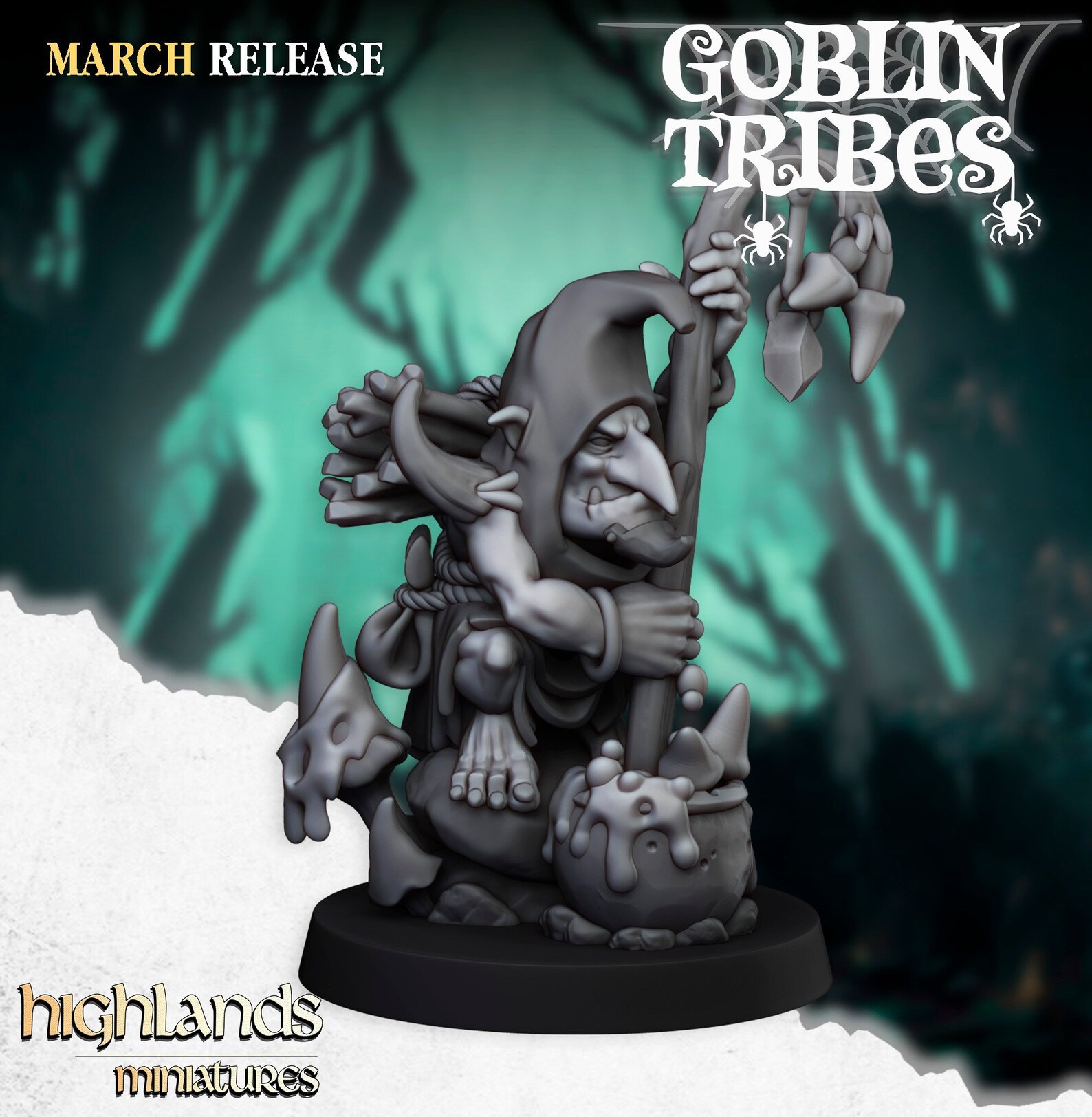 Swamp Goblin Shaman Goblins Tribes Highlands Miniatures - Etsy