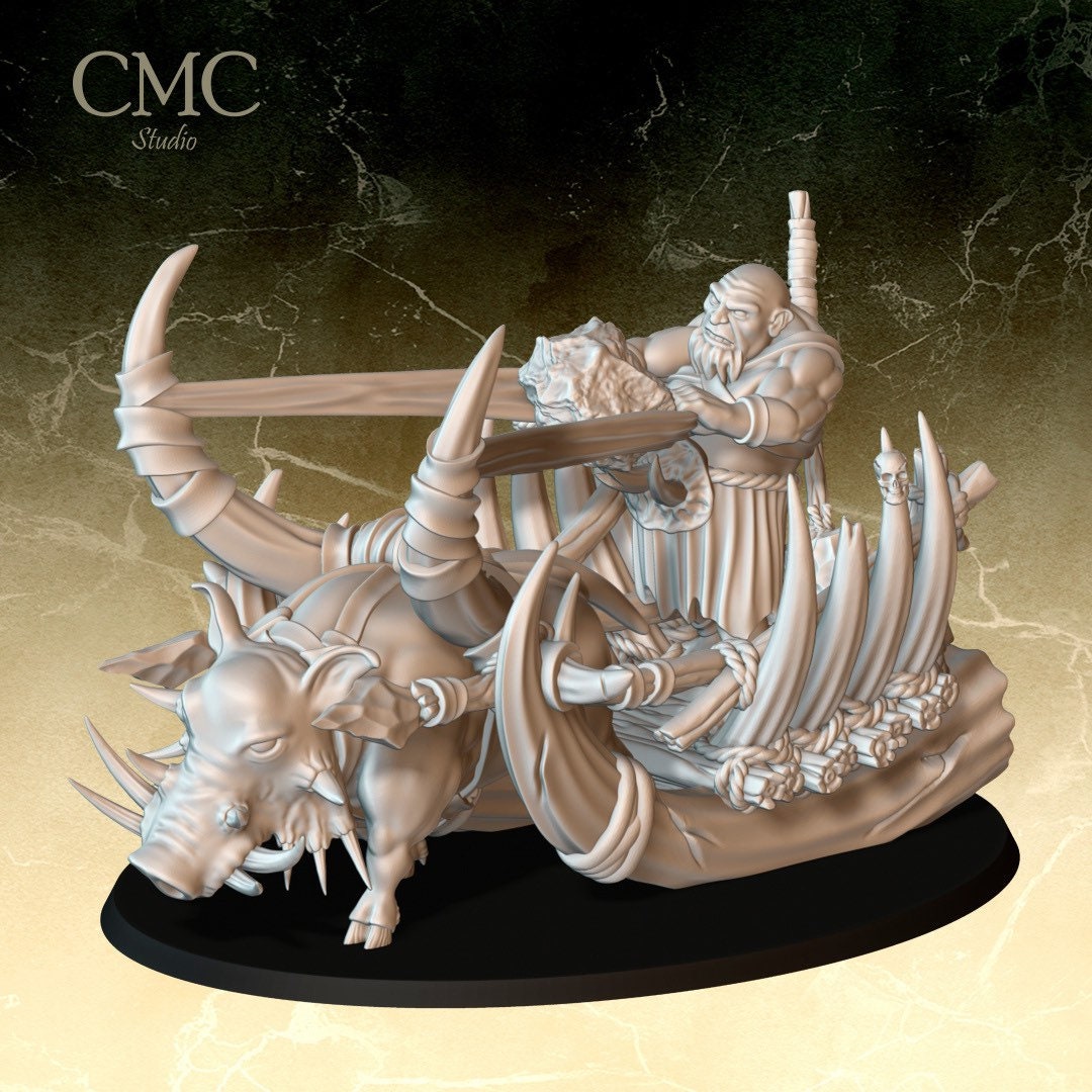 Thunder Cannon From the Feral Tribe Wild Ogres CMC Studio 3D Printed - Etsy