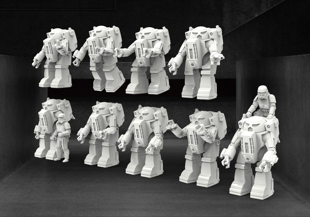 Star Wars Zero-g Stormtroopers X9 Soldiers of the Empire Bigmrtong - Etsy