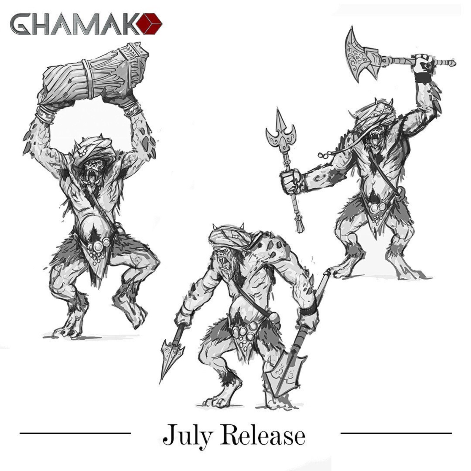 Persian Ogre Yeti 3 Ghamak 3D Printed 32 Mm Scale - Etsy