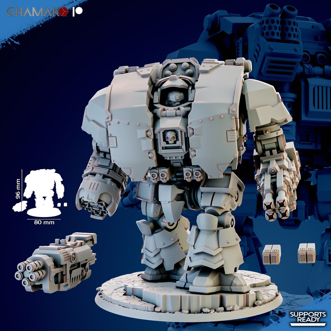 Ancient Dreadnought Sarcophagus Siderum Knights Ghamak - Etsy Canada
