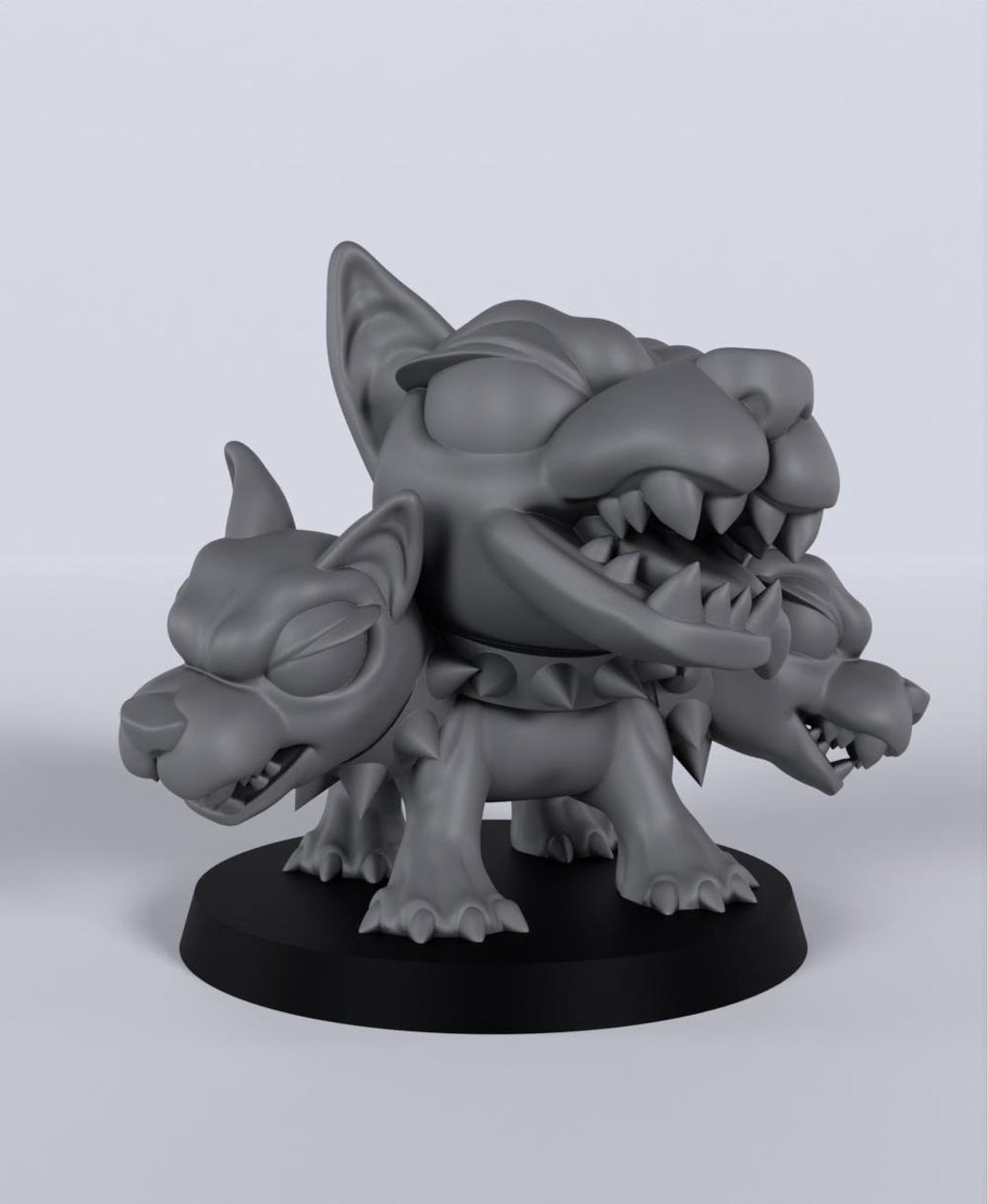 Cerberus Chibi Forge 3D Printed 5e Dnd Inspired for FUN for Ttrpgs - Etsy