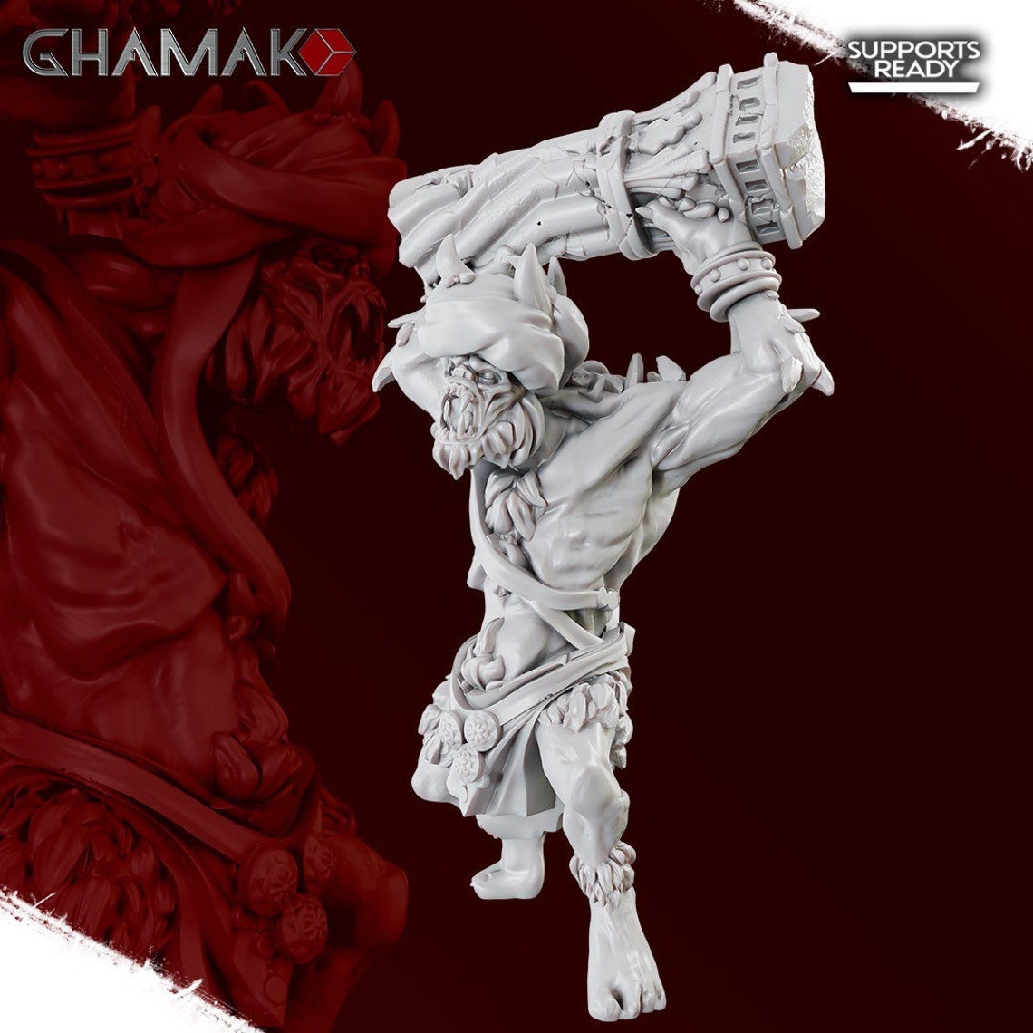 Persian Ogre Yeti 3 Ghamak 3D Printed 32 Mm Scale - Etsy