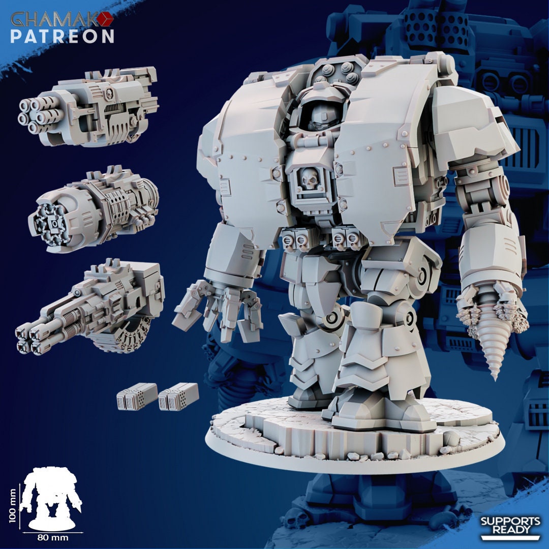 Ancient Dreadnought Sarcophagus Siderum Knights Ghamak - Etsy Canada