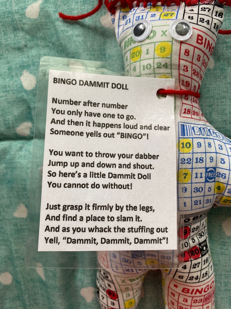 Dammit Bingo Dolls - Etsy