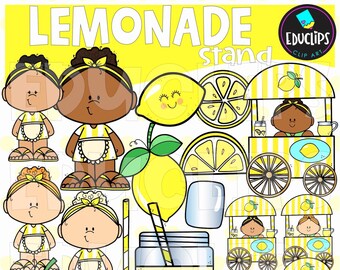 Lemonade Stand Clipart | Etsy