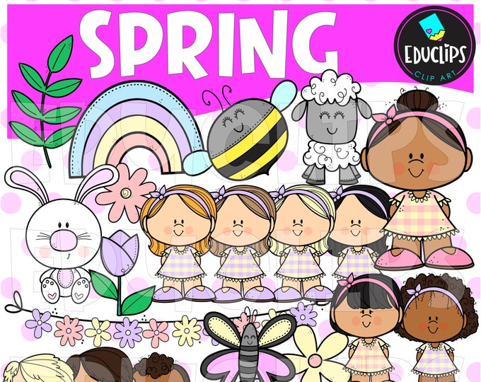 Hand drawn clipart images by EduClips on Etsy