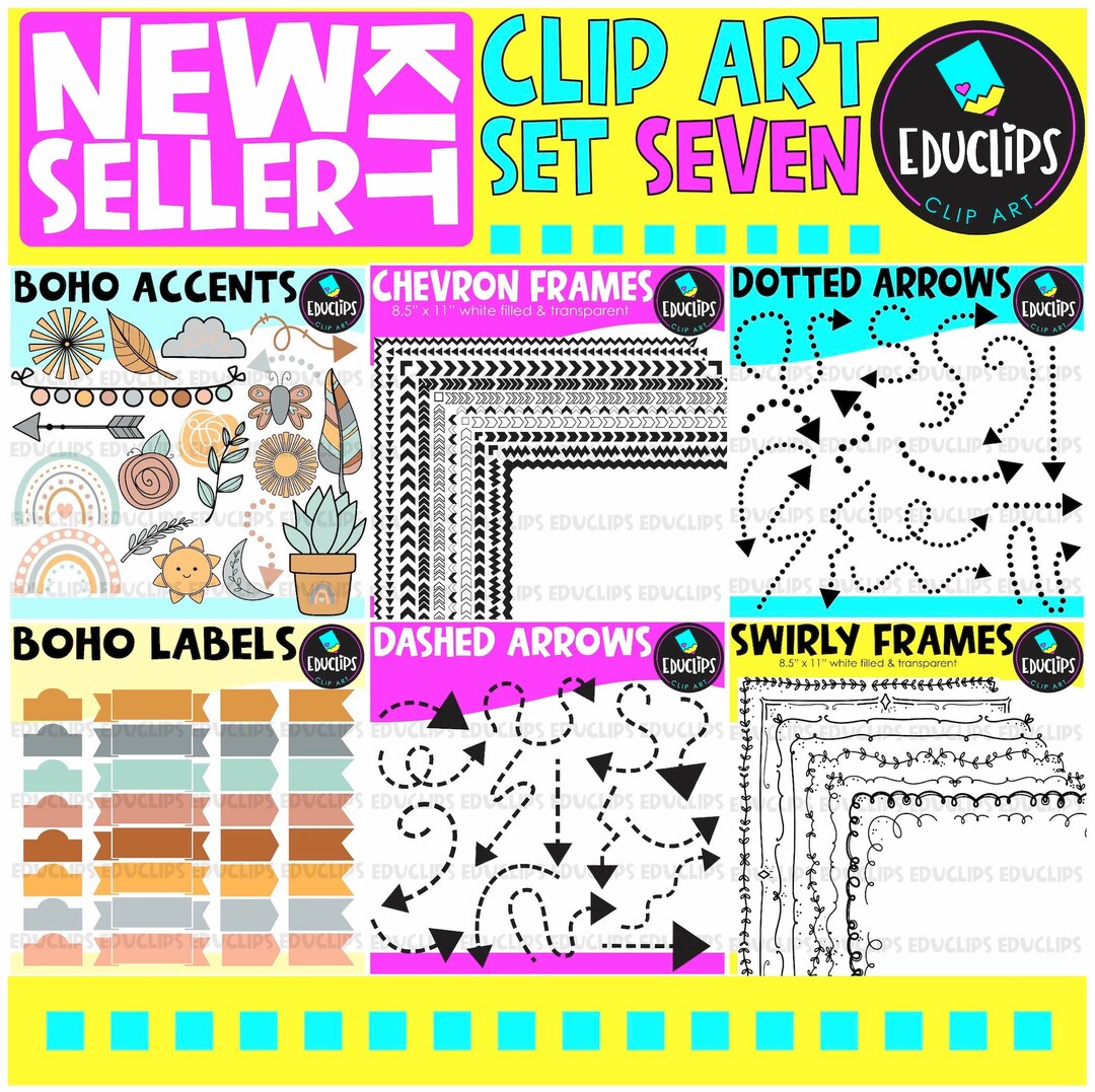 New Seller Clip Art Kit 7 - COMMERCIAL USE - Etsy