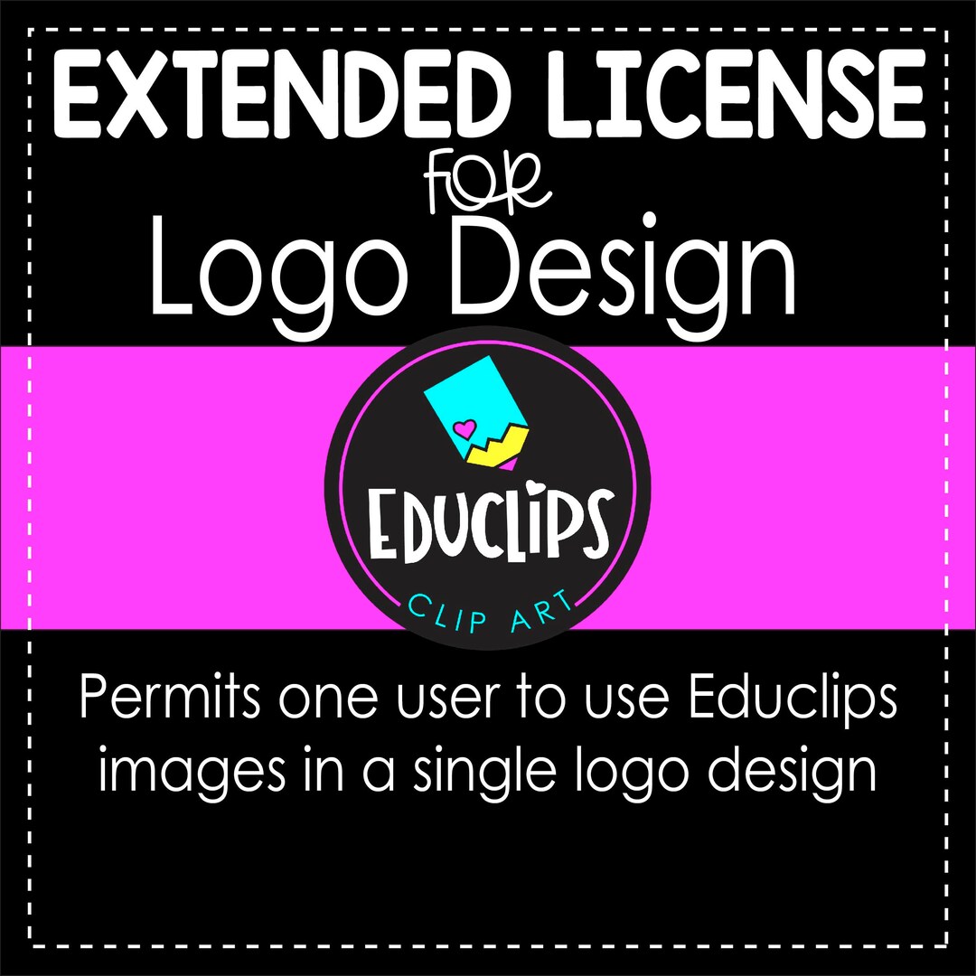 Logo Design LICENSE, Clipart License - Etsy