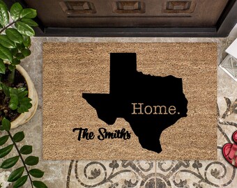 Texas Welcome Home - Etsy