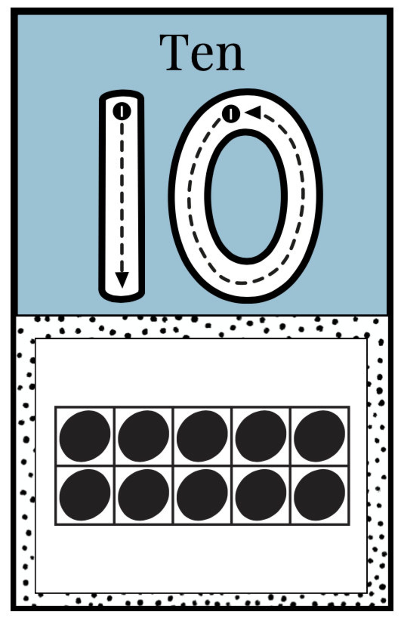 Number Formation Classroom Posters and Activity Center Coloring Pages ...