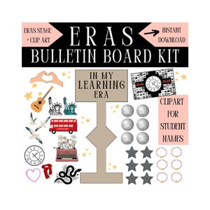 Eras Stage Theme Bulletin Board Kit Printable - Etsy