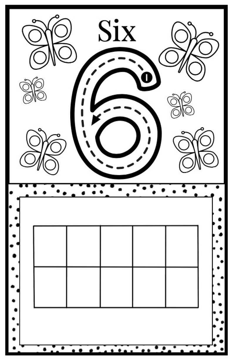 Number Formation Classroom Posters and Activity Center Coloring Pages ...