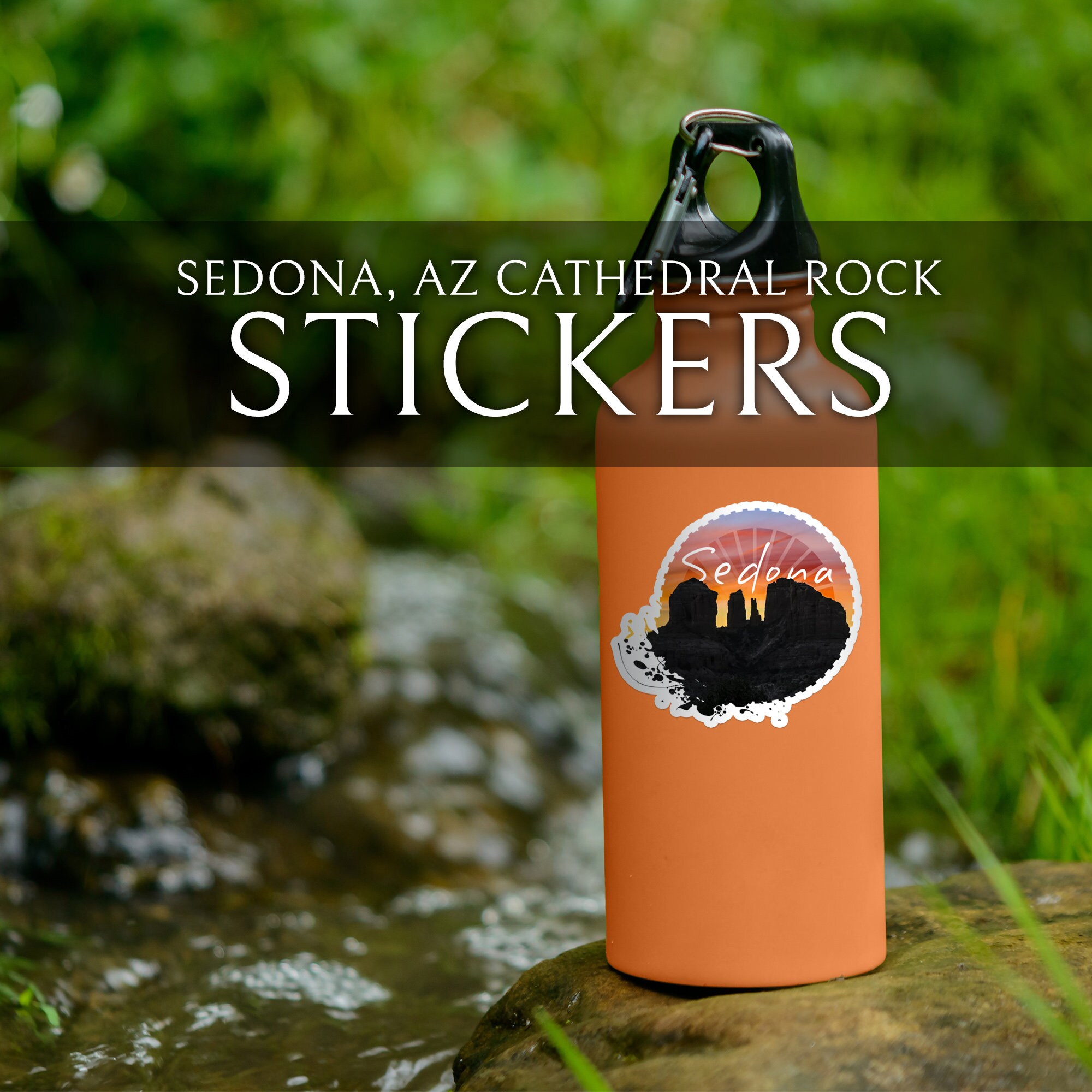 Sedona, AZ Cathedral Rock Vinyl Decal - Etsy UK