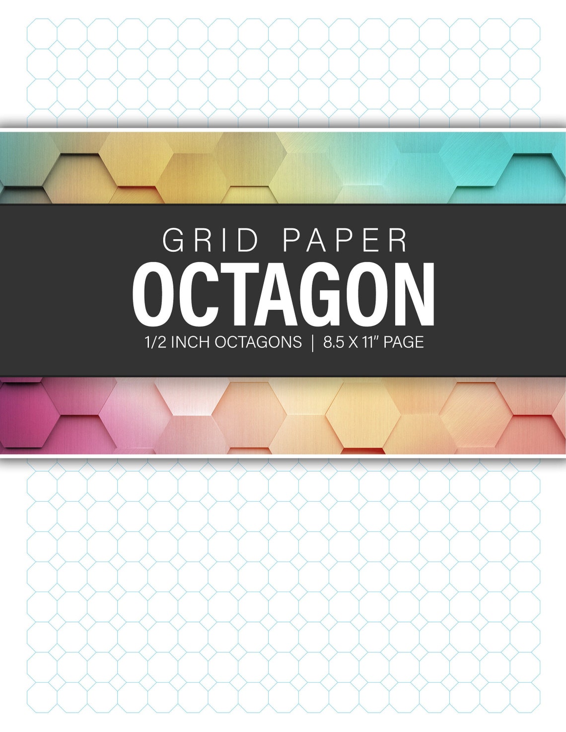 Creator Resource Octagon Grid Printable Digital File - Etsy