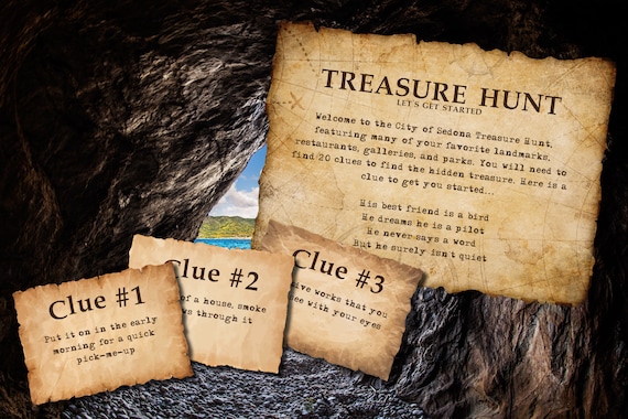 Activity Treasure Hunt Template | Etsy