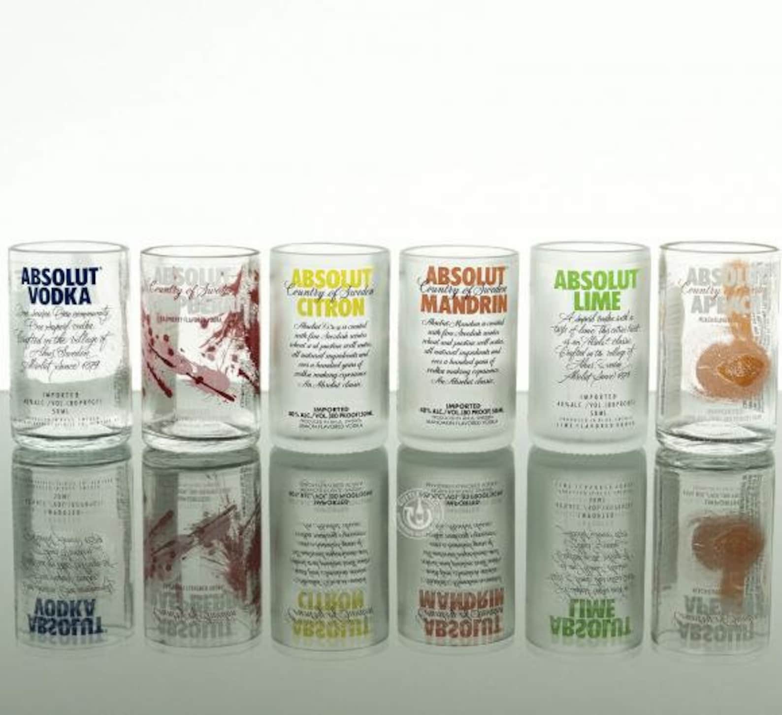 Absolut Vodka 50ml Bottle Shot Glass | Etsy