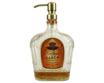 Crown Royal Whisky Bottle 12oz Soap Dispenser - Etsy